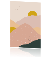 Wenskaart i lift my eyes up