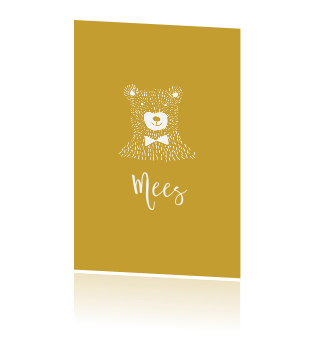 Geboortekaartje Beer